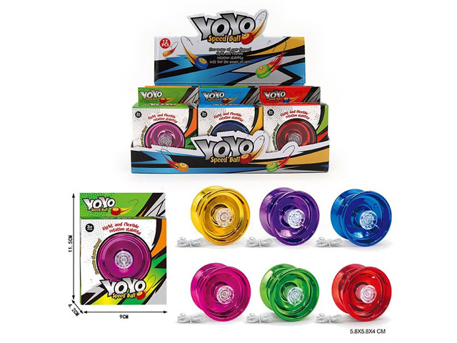 METALLIC SPEED BALL YOYO 6ASST UN12